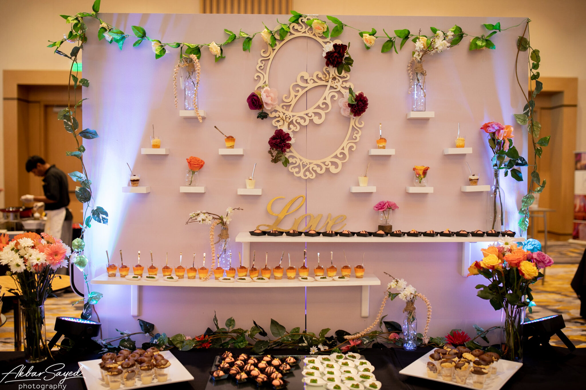 Dessert Wall by Rupa Vira's Catering Services - Indian Wedding Catering